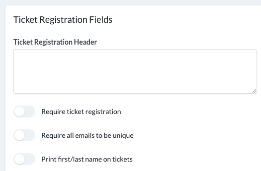 Custom Questions – iTickets